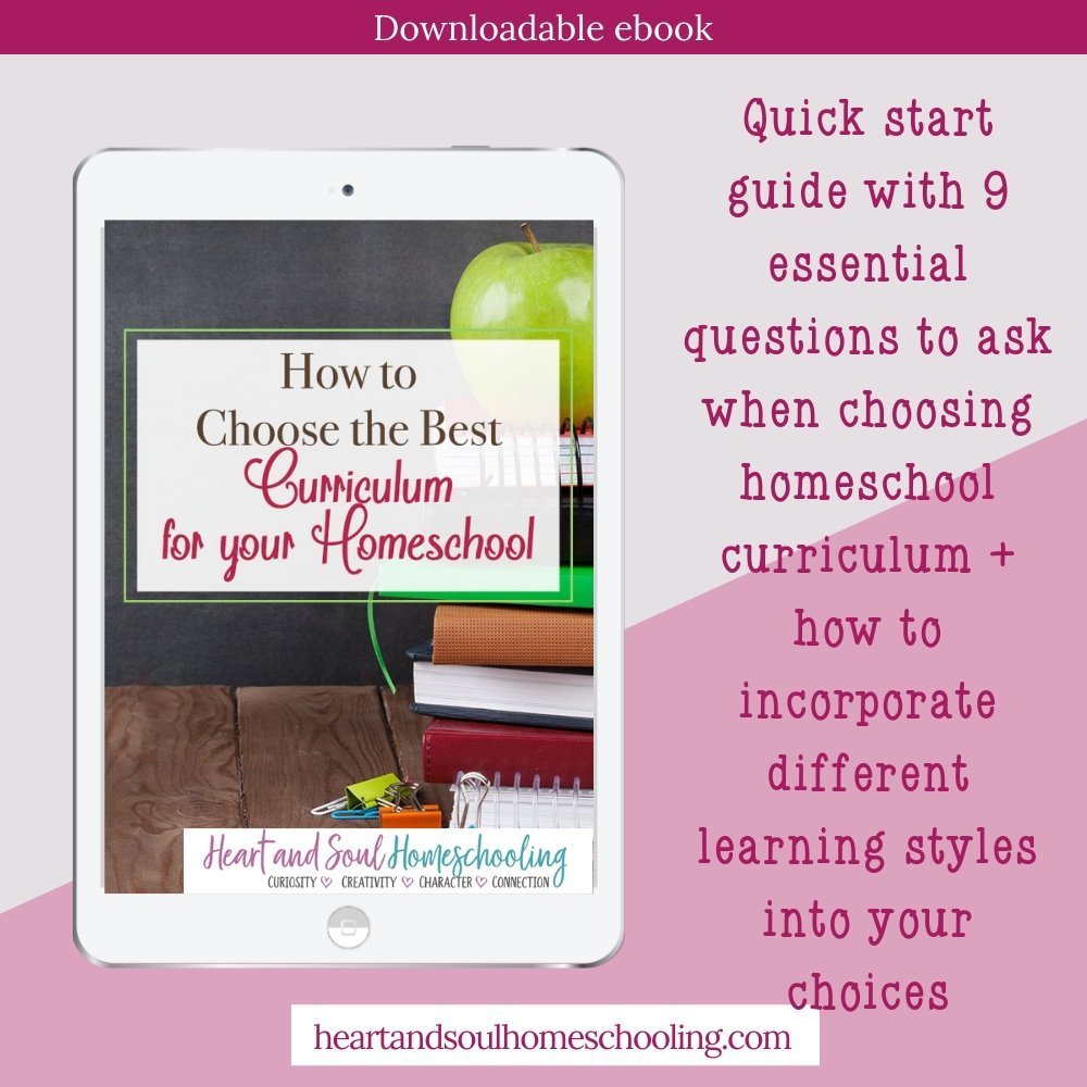 How To Easily Build Your Own Homeschool Curriculum Heart And Soul